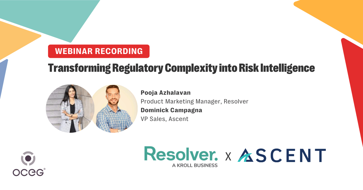 Transforming Regulatory Complexity Into Risk Intelligence Resolver Resources