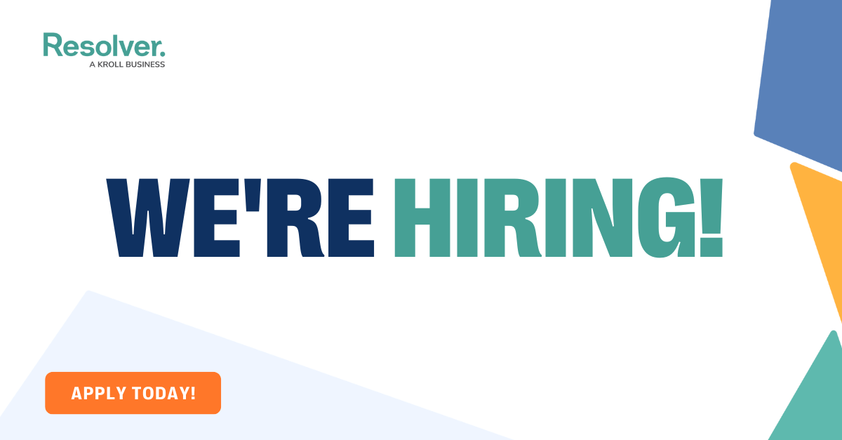 Careers At Resolver | View Job Openings | We're Hiring!