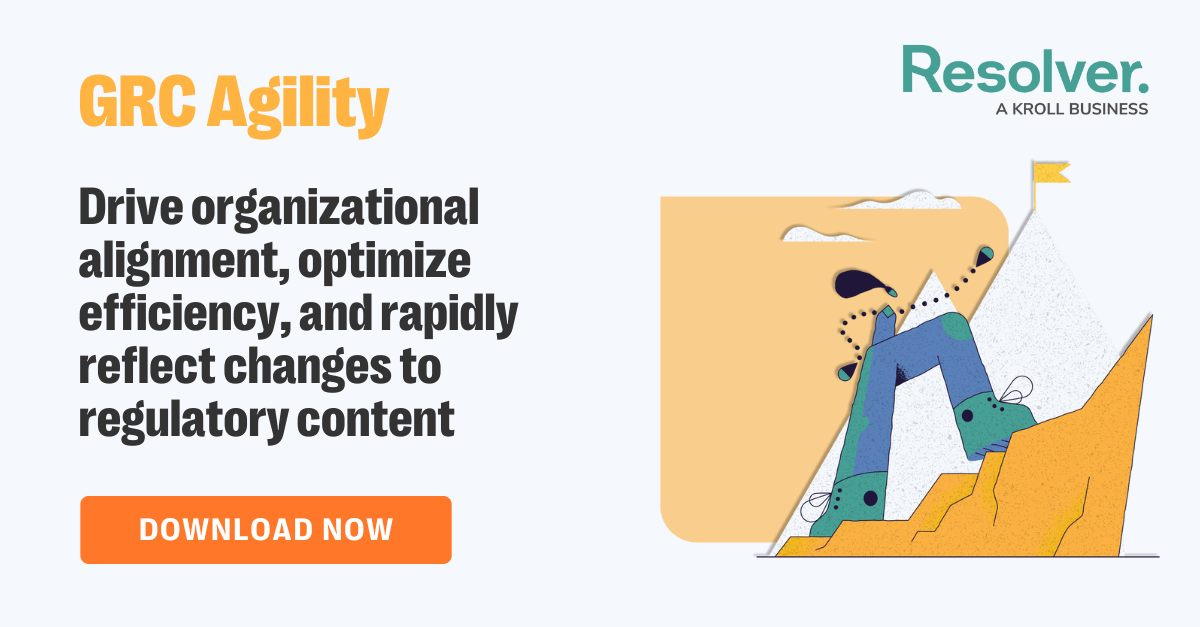 How Agile Governance And Compliance Accelerate ERM | Resolver