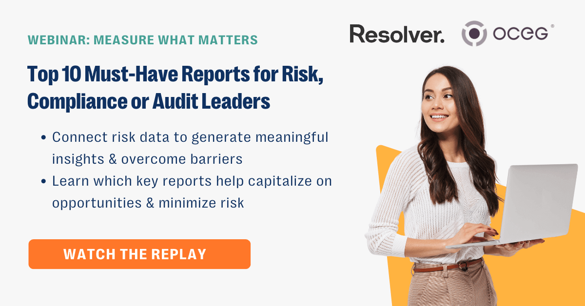 Top 10 Risk Reports For GRC Leaders | Resolver Resources
