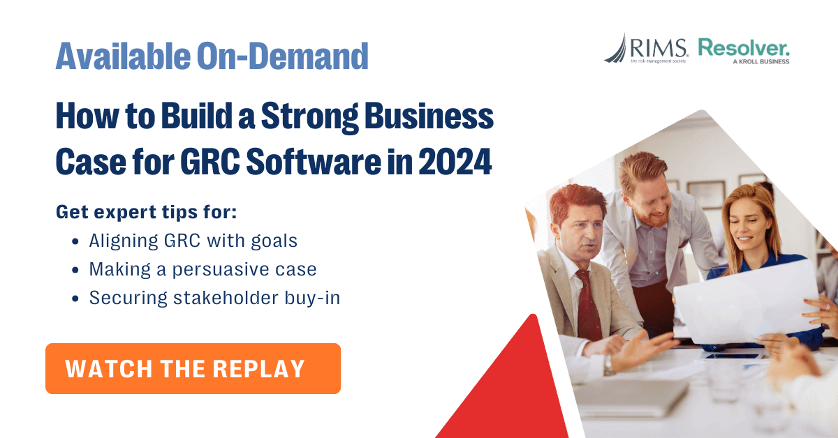 2024: Build Your Business Case For GRC Software | Resolver