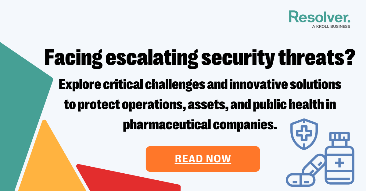 Top 5 Pharmaceutical Industry Security Risks | Resolver