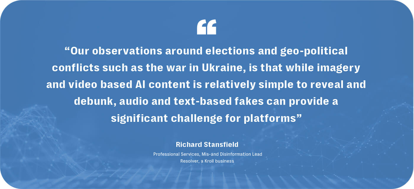 Gen AI Powered Disinformation Poses Threat To Elections In 2024