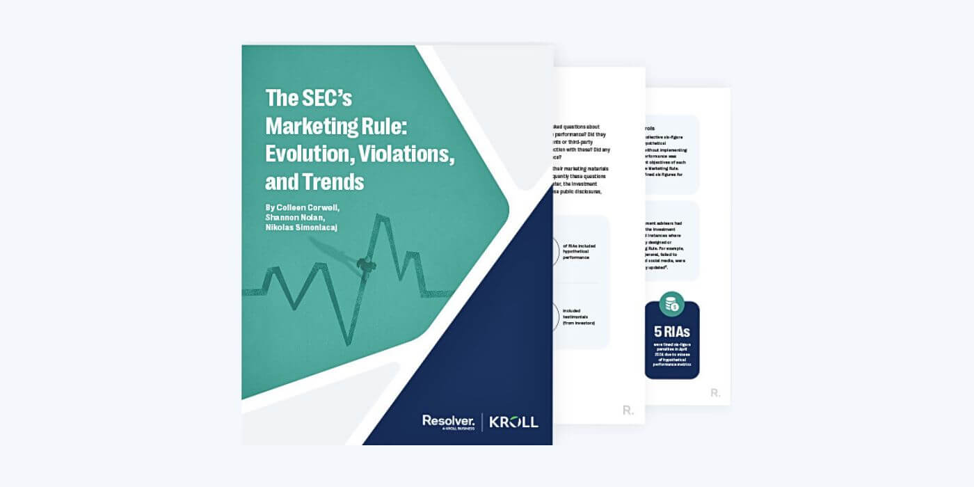 What RIAs Should Know About SEC Marketing Rule Compliance| Resolver ...