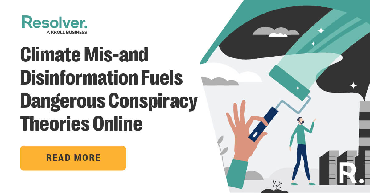 Climate Mis-and Disinformation Triggers Conspiracy Theories