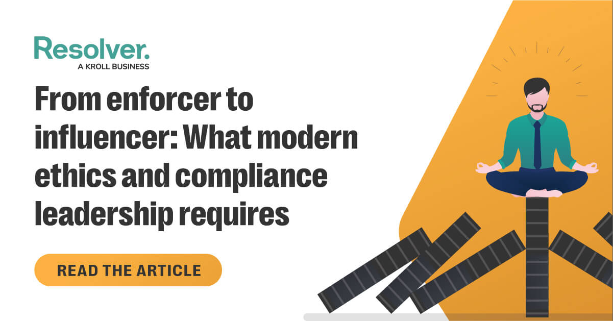 The New Standard For Modern Ethics And Compliance Leaders | Resolver